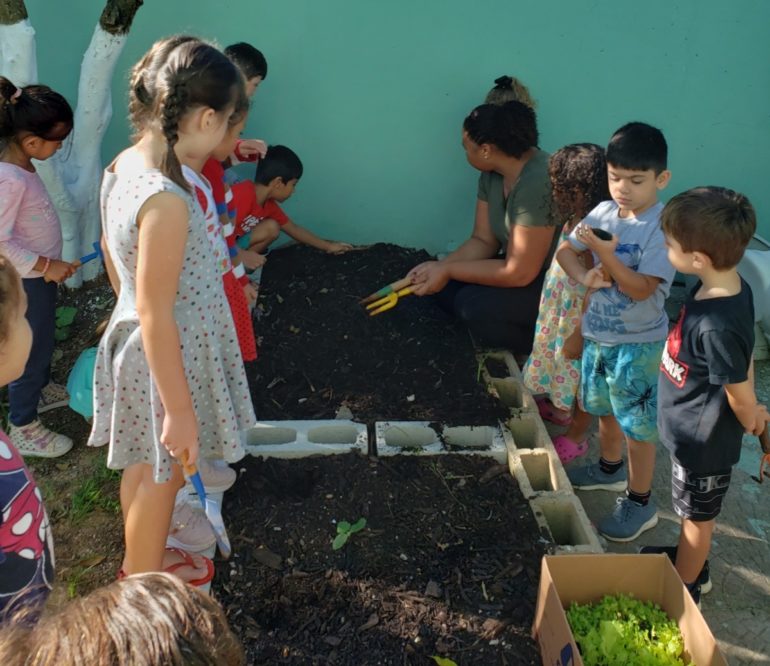 Projeto de horta estimula hábitos saudáveis em crianças em creche da ... Projeto de horta estimula hábitos saudáveis em crianças em creche da ...